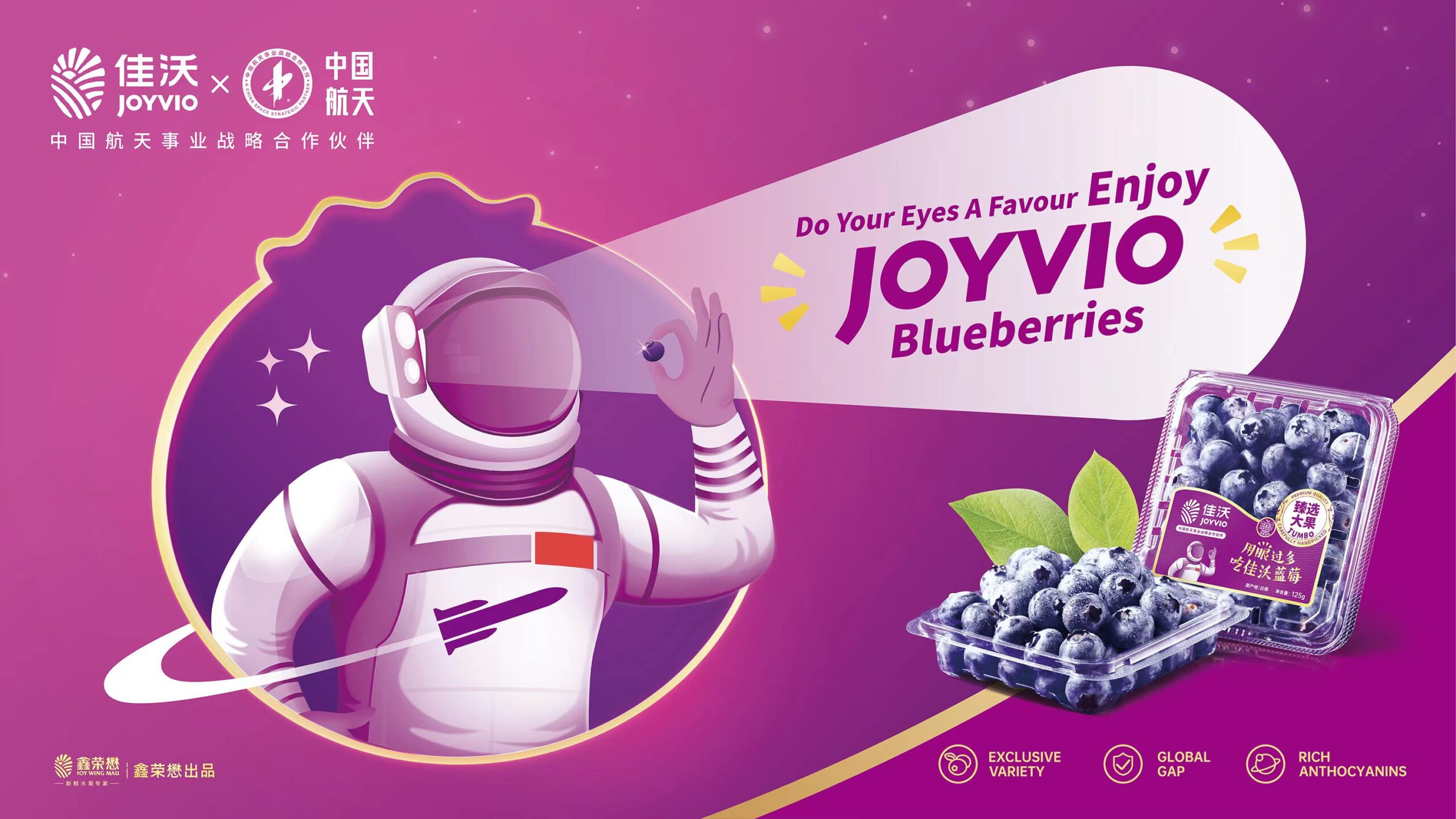 Joyvio: la marca de arándanos con mejor acogida en china