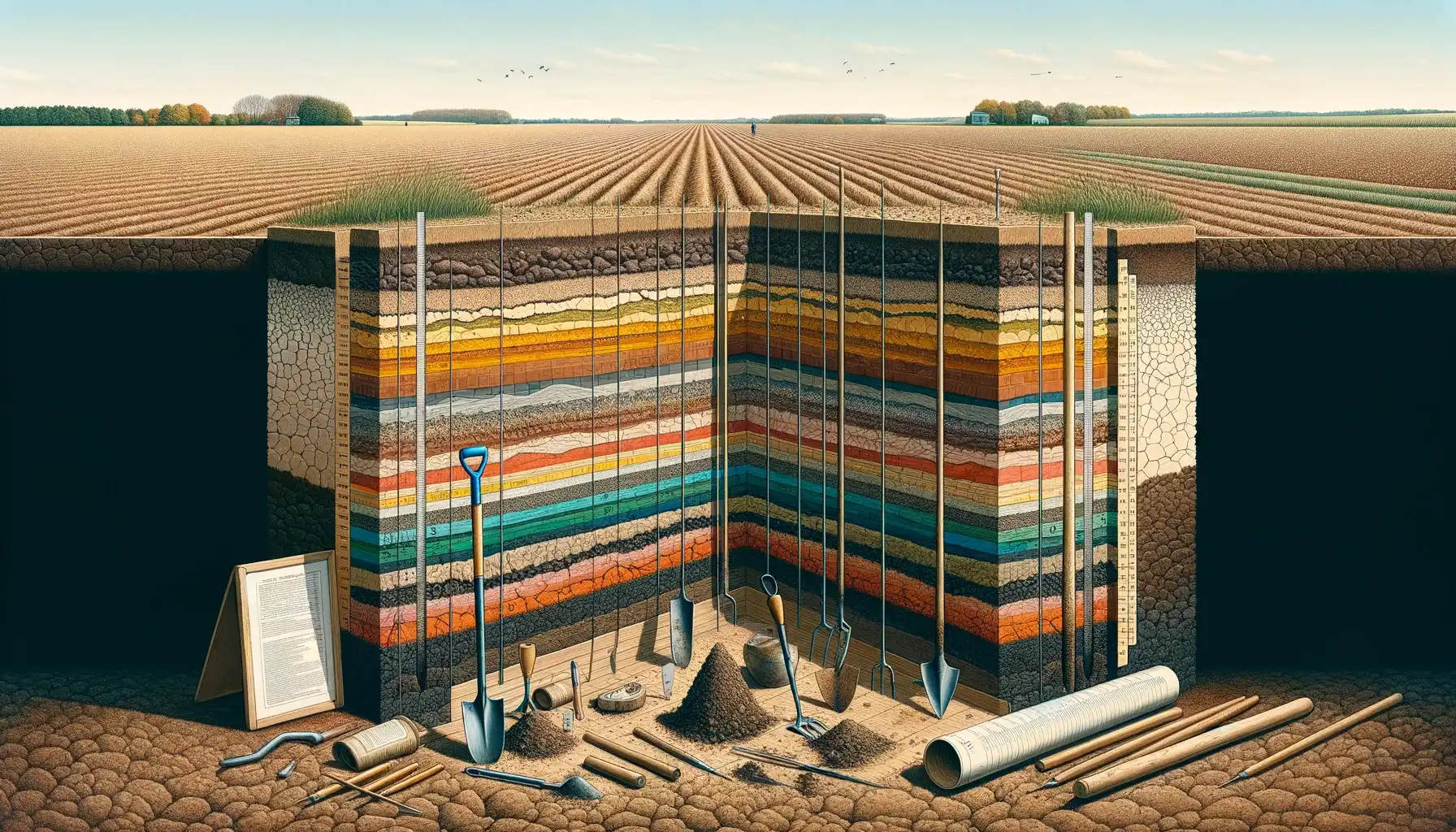 Paso a paso para hacer una calicata agrícola - PortalFruticola.com