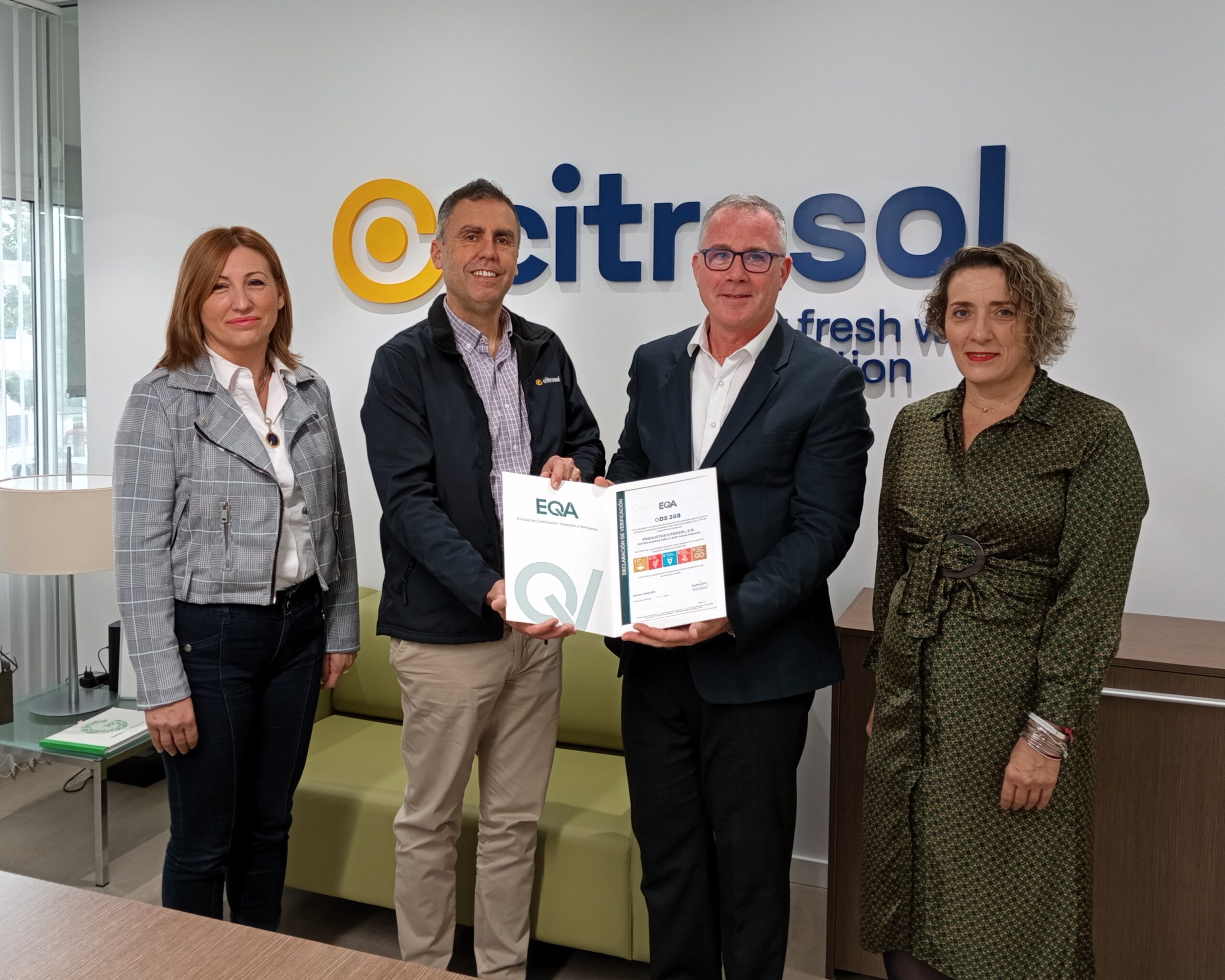 EQA valida la Memoria de Sostenibilidad de Citrosol