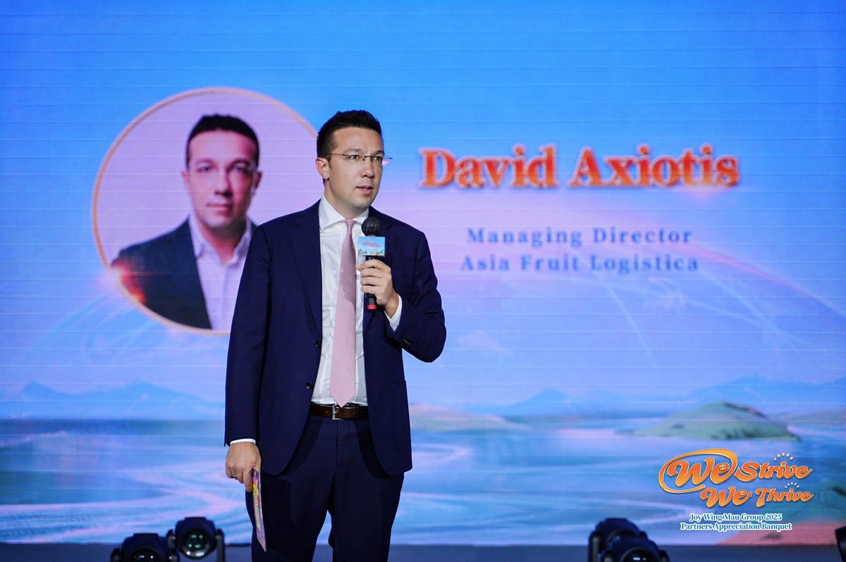 Joy Wing Mau Group brilla en la Asia Fruit Logistica 2025